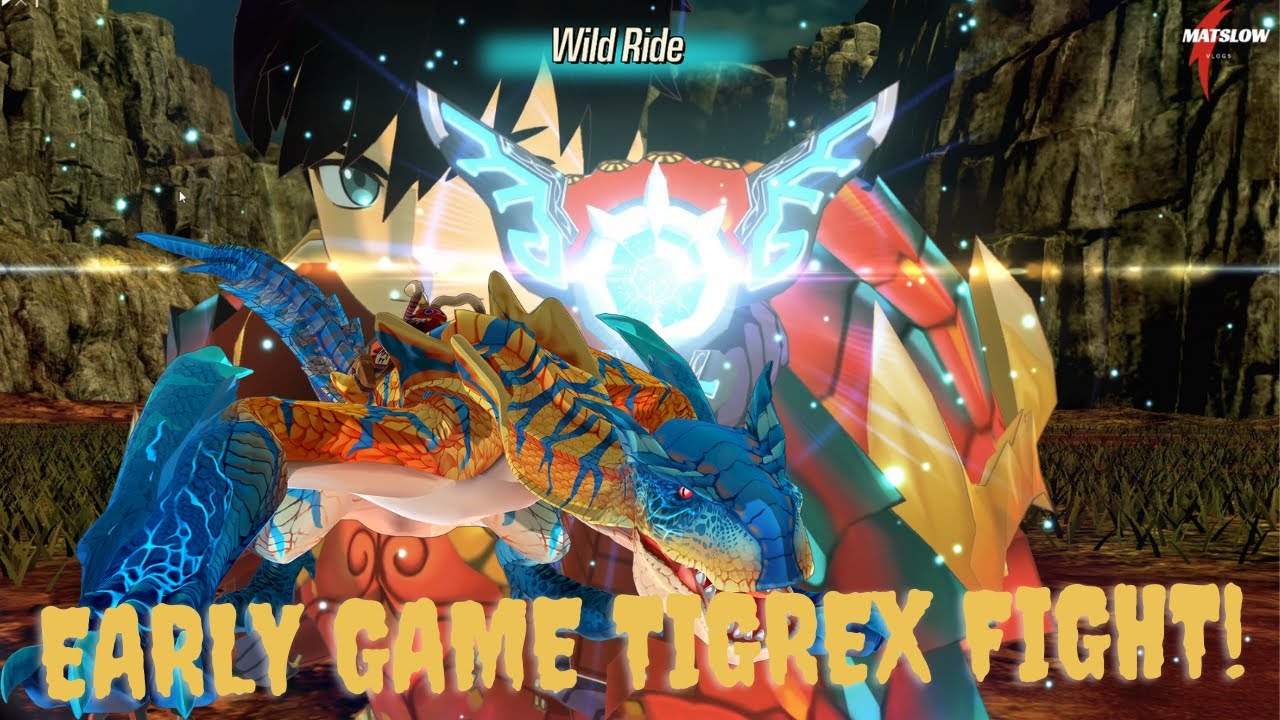 Monster Hunter Stories 2: Wings of Ruin | TIGREX ROYAL MONSTER Fight ...