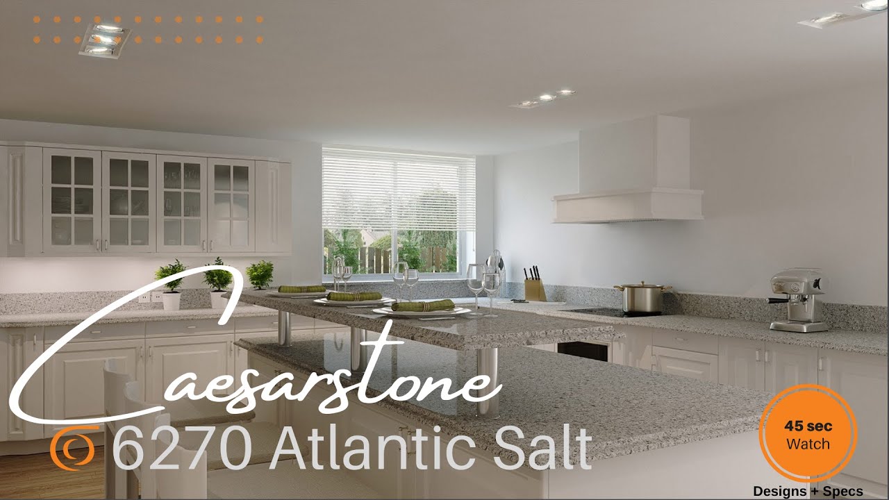9 Ways To Make Your Home Elegant With Caesarstone Atlantic Salt Quartz ...