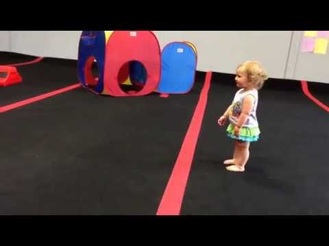 Avriel 15 months at gymnastics