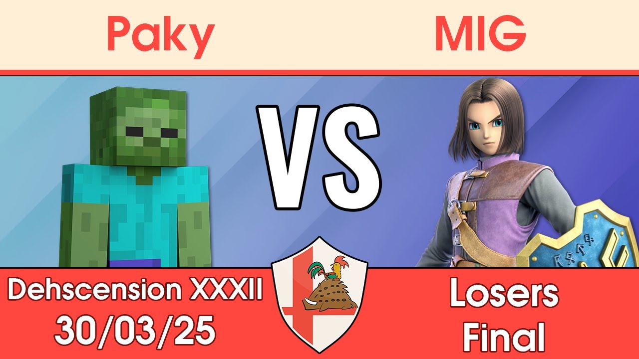Dehscension XXXII - Paky (Steve) Vs MIG (Hero) - Losers Final - YouTube
