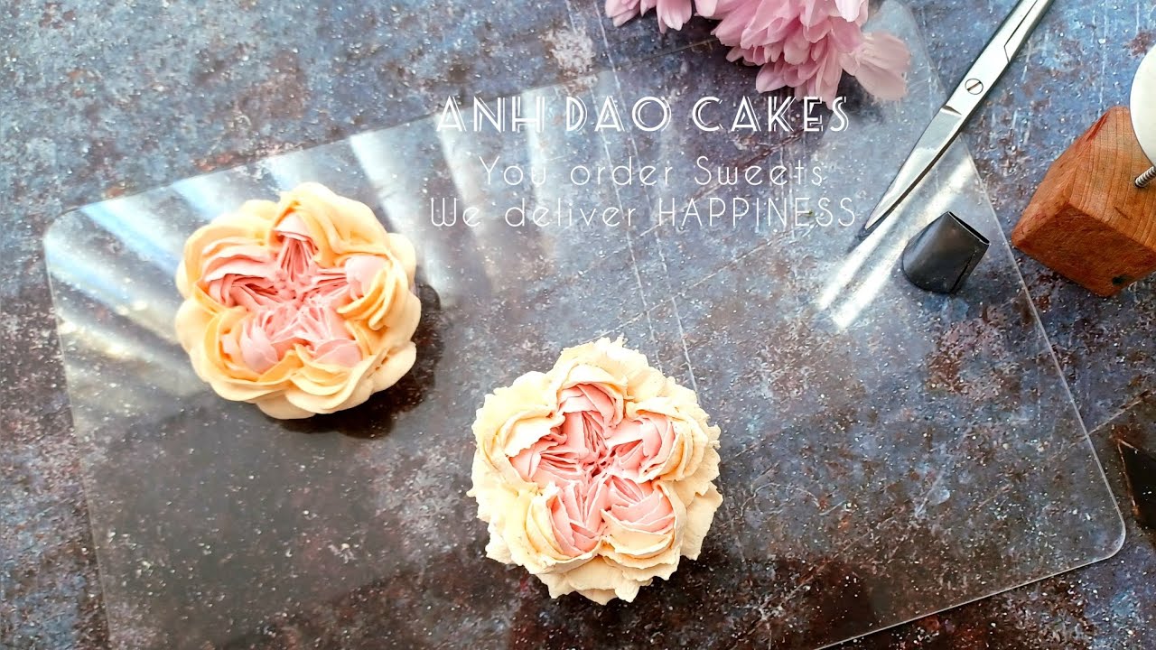 How to pipe a whipping cream flower 🌼 ? [ Part 2] - YouTube