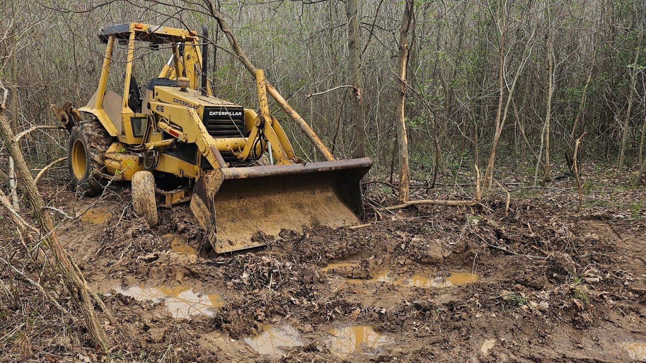 Storm Damage PLUS Backhoe and Tundra STUCK in Mud! - YouTube