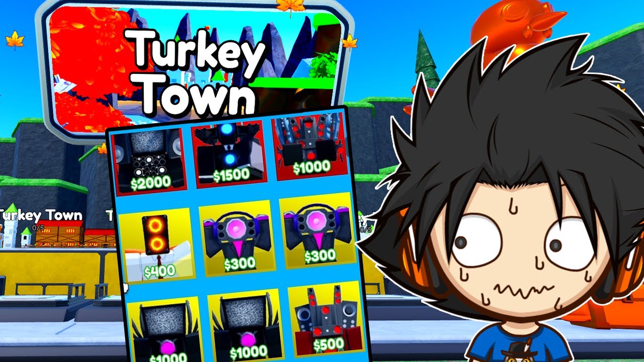 COMPLETO EL EVENTO TURKEY TOWN EN TOILET TOWER DEFENSE - YouTube