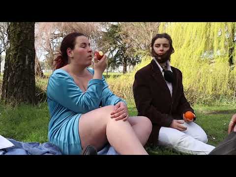 Tableau vivant, Déjeuner sur l'herbe de Manet