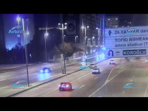 Qəza törədib sürücünü yaralı vəziyyətdə qoyub qaçan şəxsin qəza anının VİDEOSU