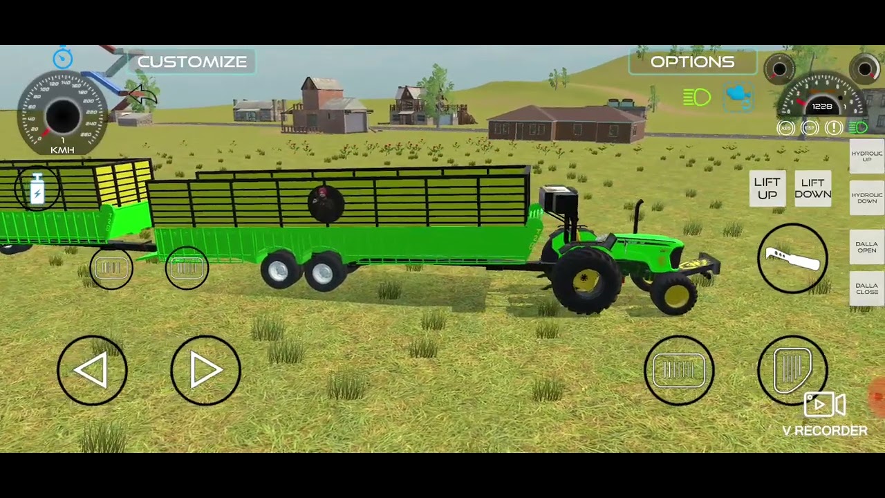 Indian vichale simulator 3d tractor stant ki new gameplay video # ...