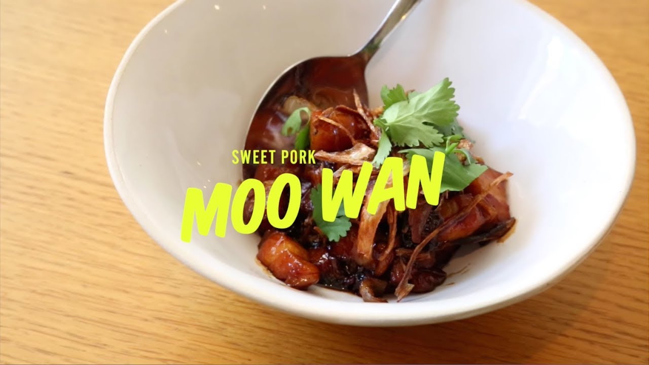 Thai Sweet Pork- Moo Wan recipe. - YouTube