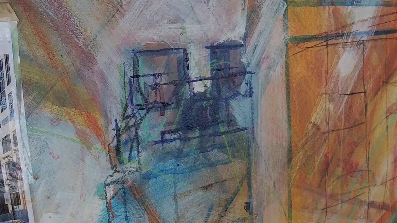 Acrylic Layers; Maintaining Abstract Underpainting (DAA 633) - YouTube