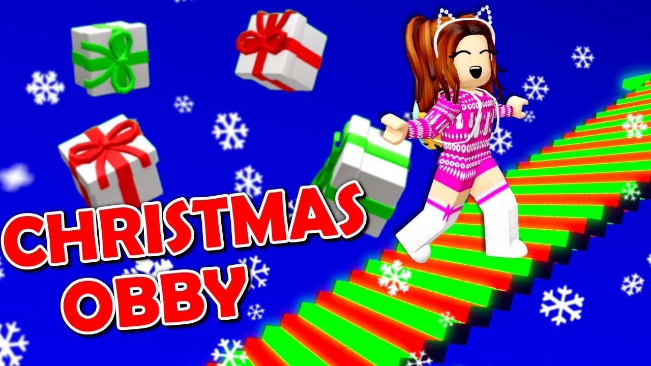 Easy Christmas Obby With The LONGEST STAIRCASE EVER!! (Roblox) - YouTube