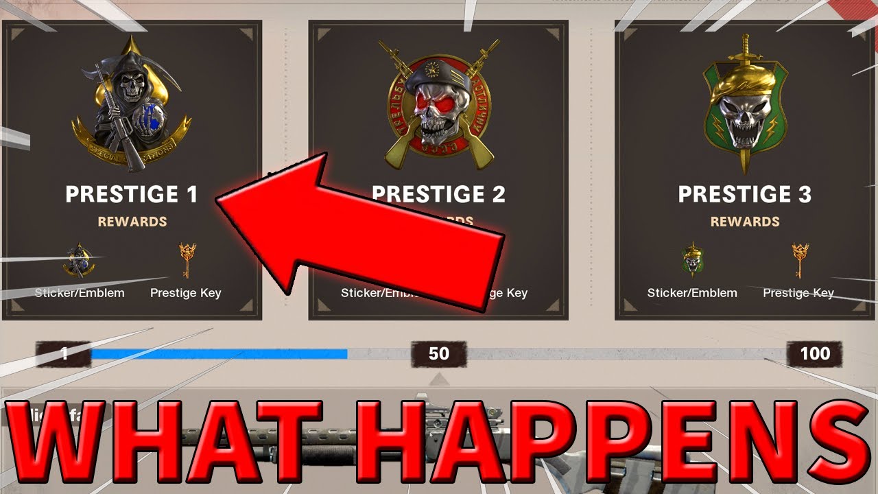 HITTING PRESTIGE 1 in BLACK OPS COLD WAR! WHAT HAPPENS? - YouTube