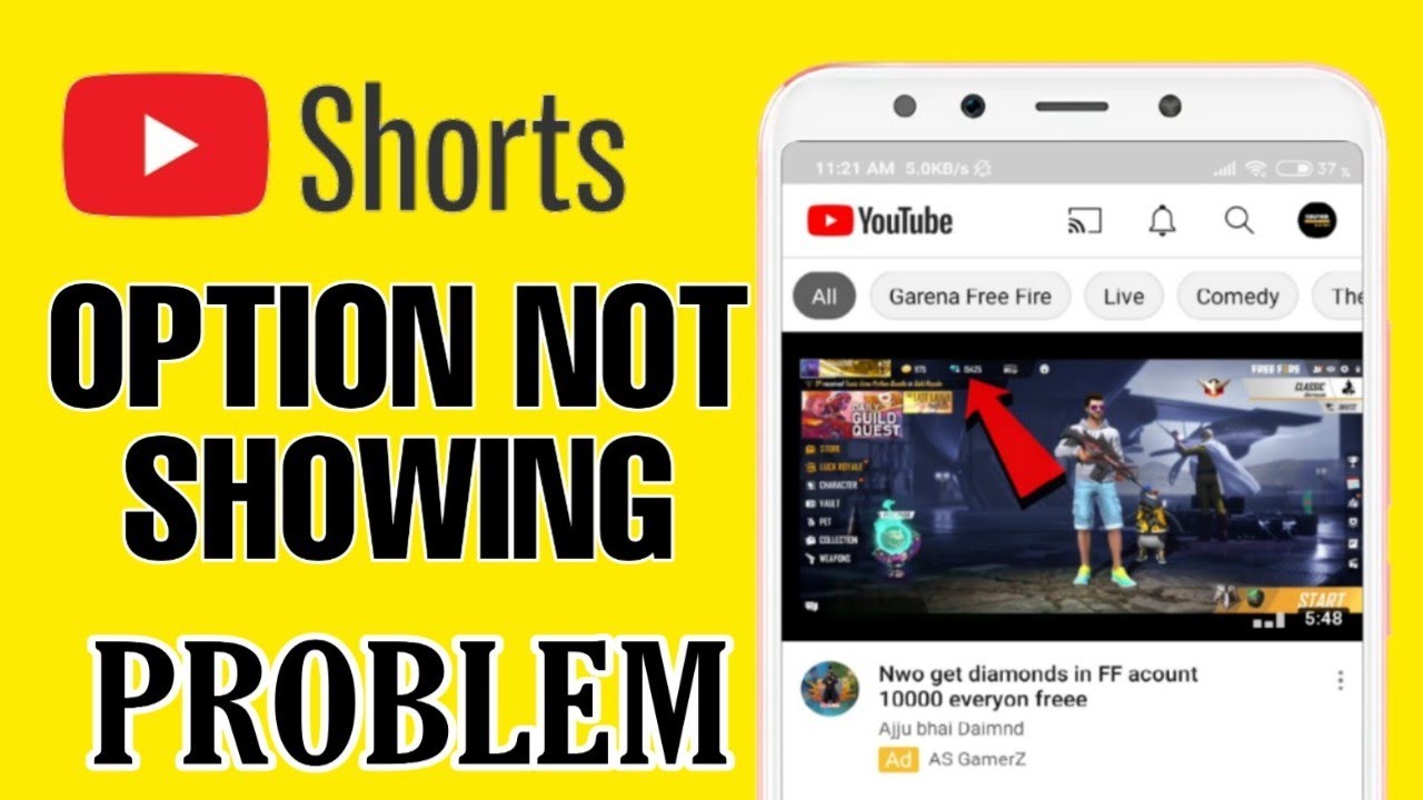 Youtube shorts option not showing problem fix|| Youtube shorts problem ...