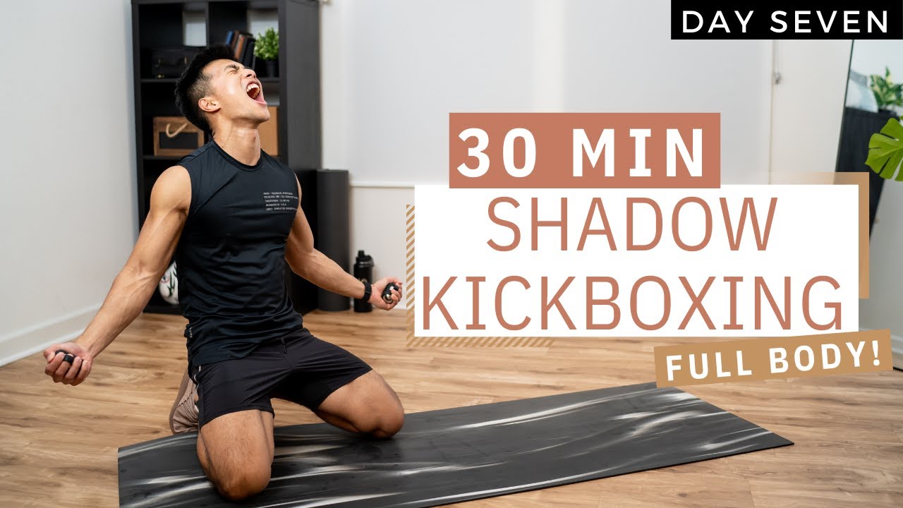 SHADOW KICKBOXING - 30 MIN - FULL BODY WORKOUT! - YouTube