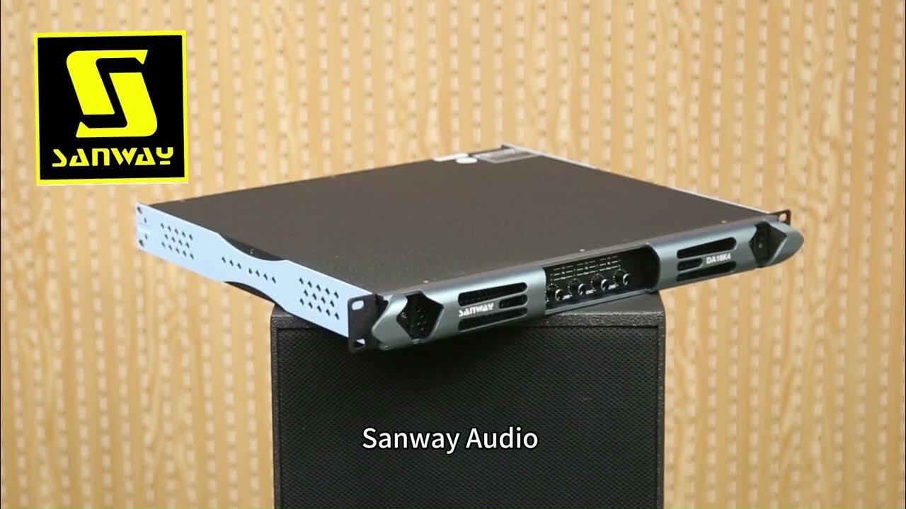 DA18K4 18000W 4 Channel 1U Class D Stereo Audio Power Amplifier - YouTube