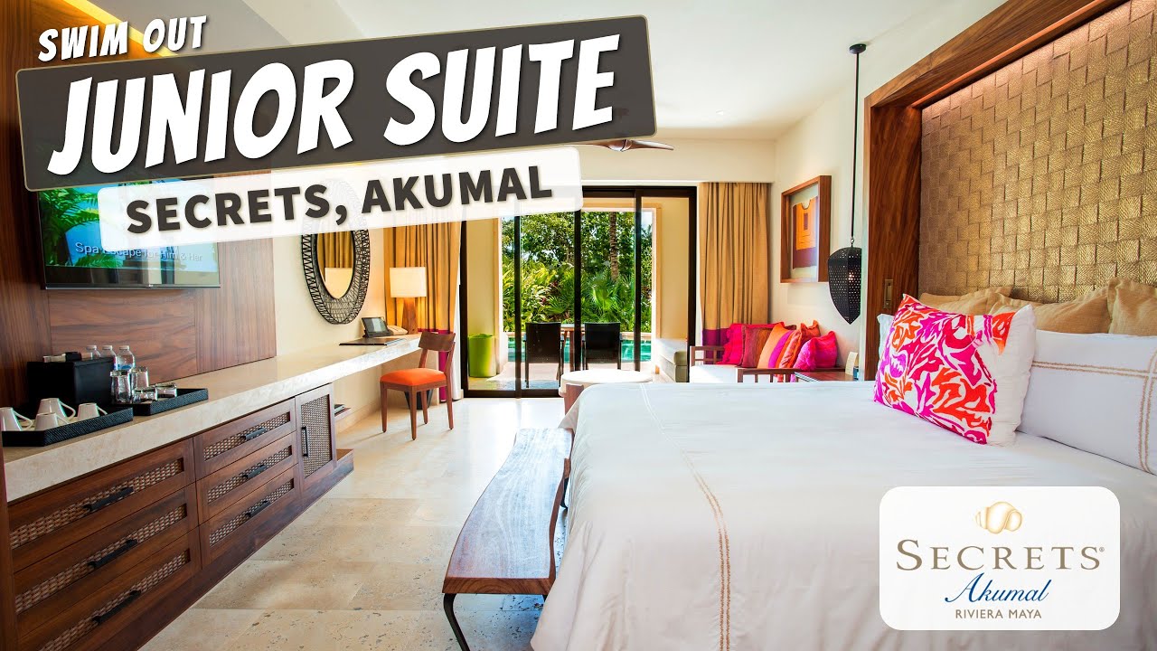 Junior Suite Swim Out | Secrets Akumal Riviera Maya | Full Walkthrough ...