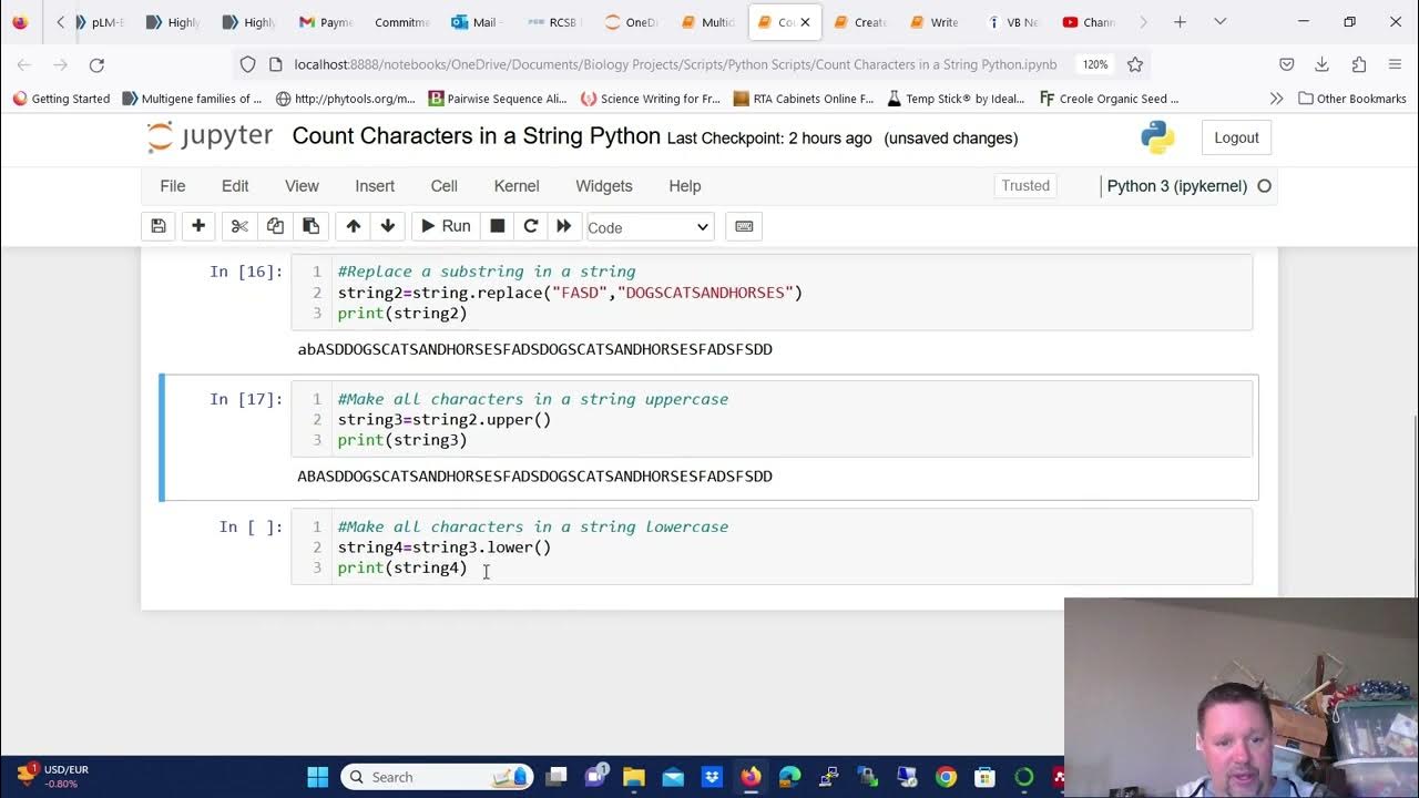 Determine Length Of String Replace Substrings And Manipulate Strings