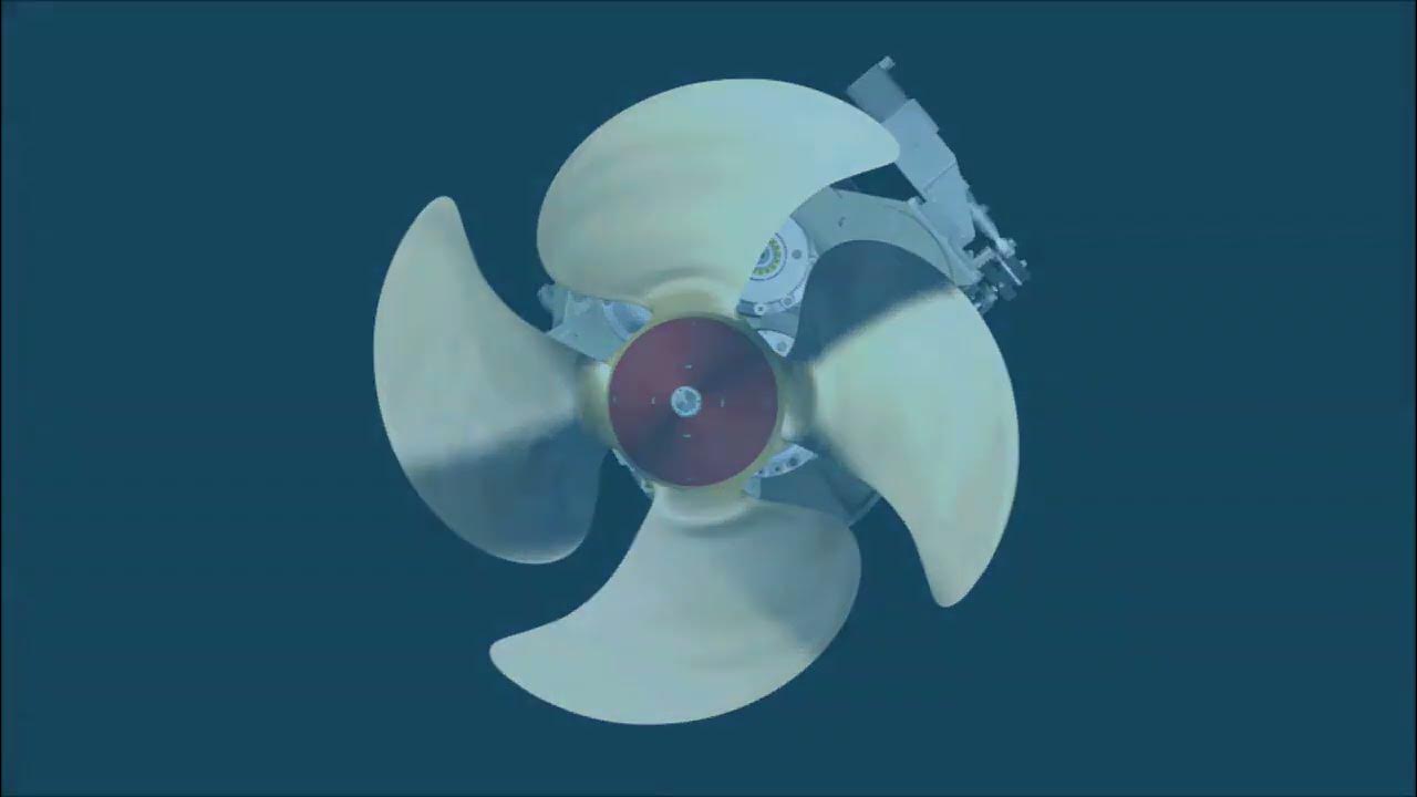 Controllable Pitch Propeller by Servogear - YouTube