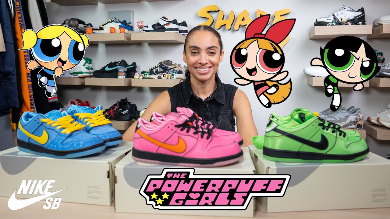 I COMPLETED the SET! Rating the FULL Nike SB Powerpuff Girls Collection ...