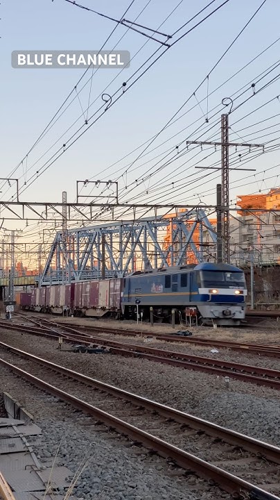 (貨物列車) 2025/01/26 66レ EF210-351 + コキ23B (東福山〜東京タ) #Shorts - YouTube