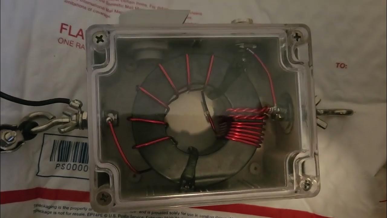 Nelson Antennas - EFHW 40-10 meter 1kW+ | 65 ft long - YouTube