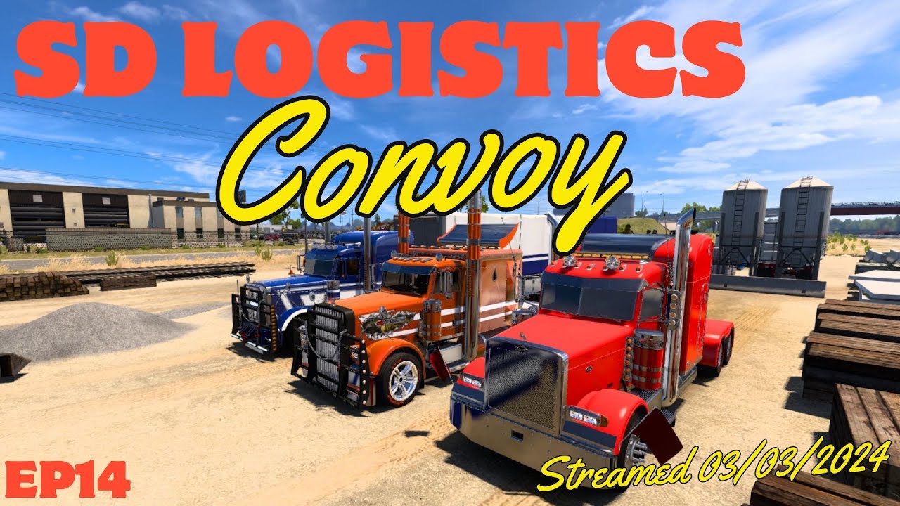 SD Logistics Company Convoy 14 | Convoy Livestream | American Truck ...