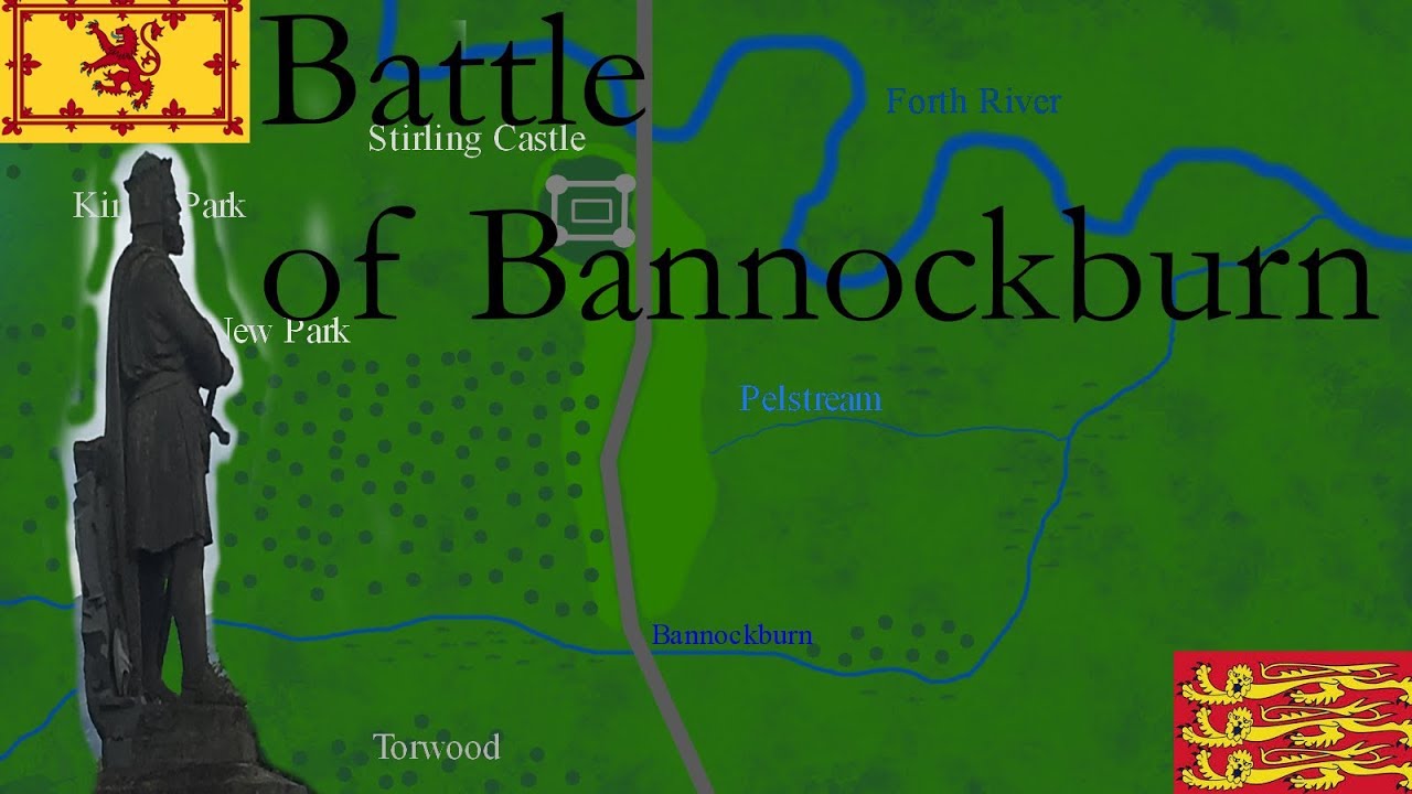 Scottish War of Independence Part three, the Battle of Bannockburn ...