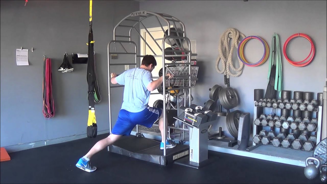 Hip Flexor Stretch with an overhead reach - YouTube