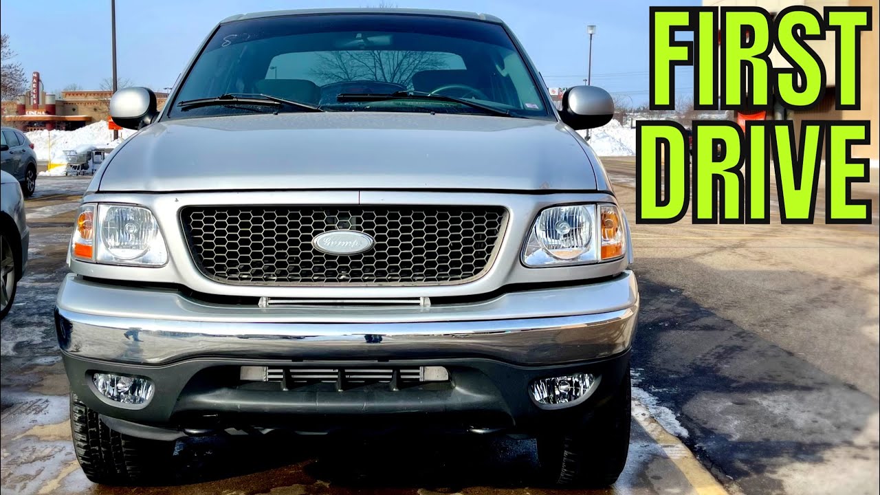 First Drive in my BUILT Block Single TURBO Sleeper F150 - YouTube