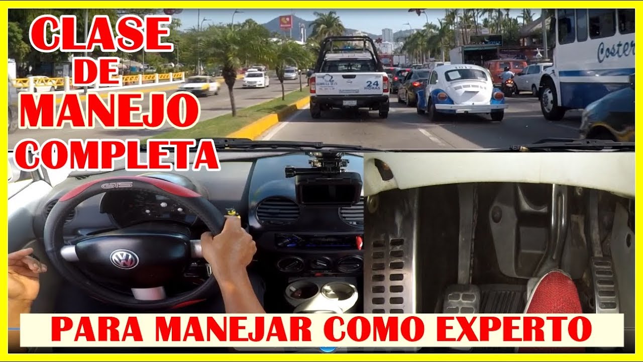 CURSO COMPLETO DE MANEJO POR TODA LA CIUDAD - YouTube