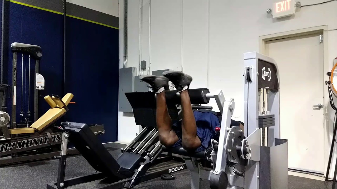 Machine Lying Leg Curl - YouTube