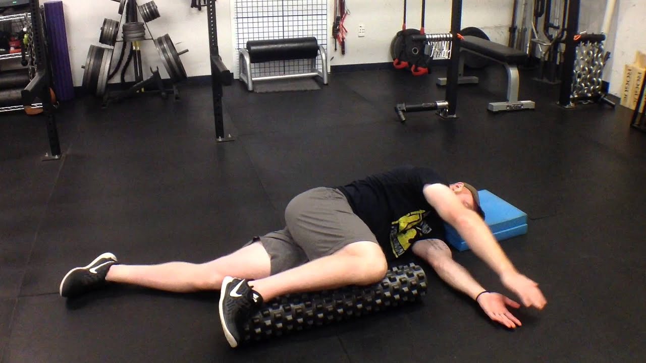 T-Spine Rotation with Arm Sweep - YouTube