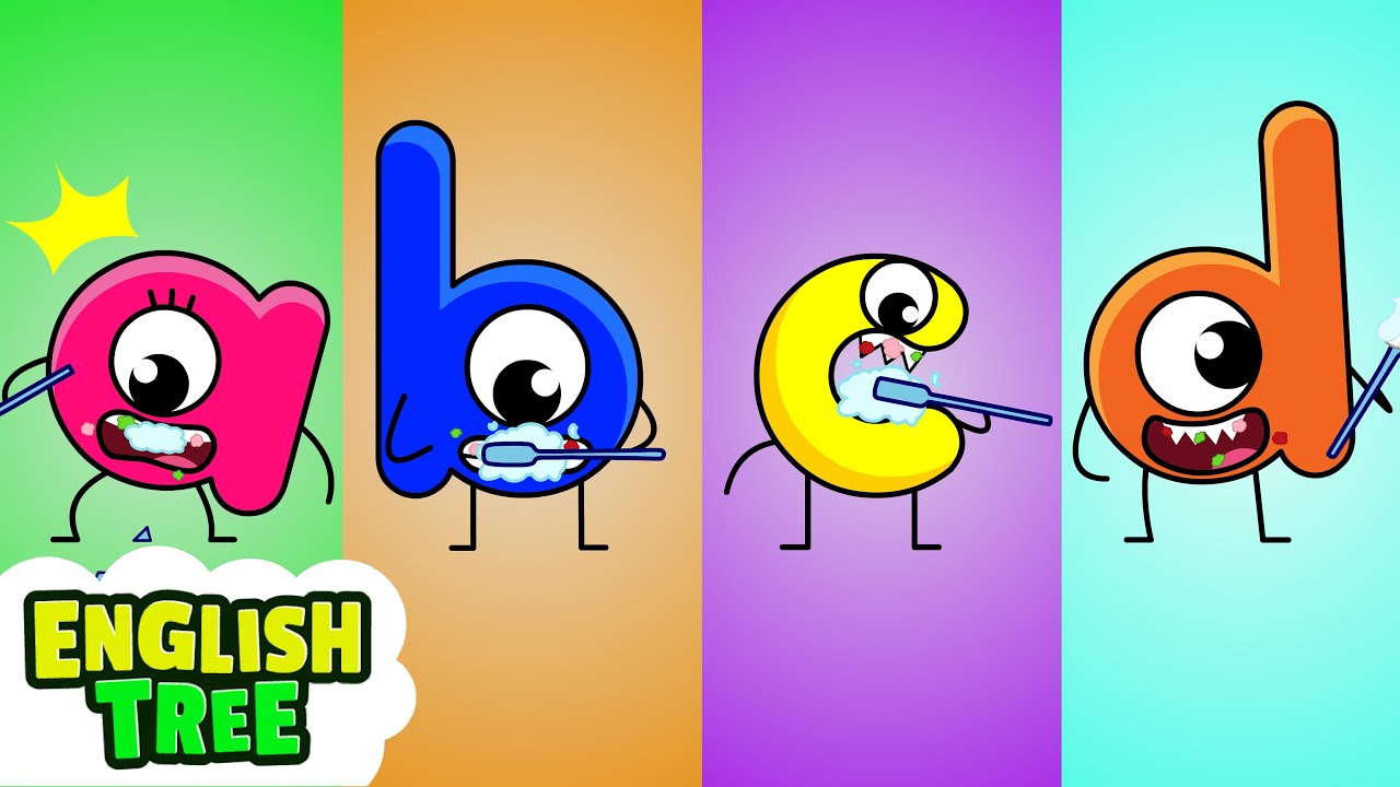 Brush, Brush, Brush Your Teeth! | English Tree - YouTube
