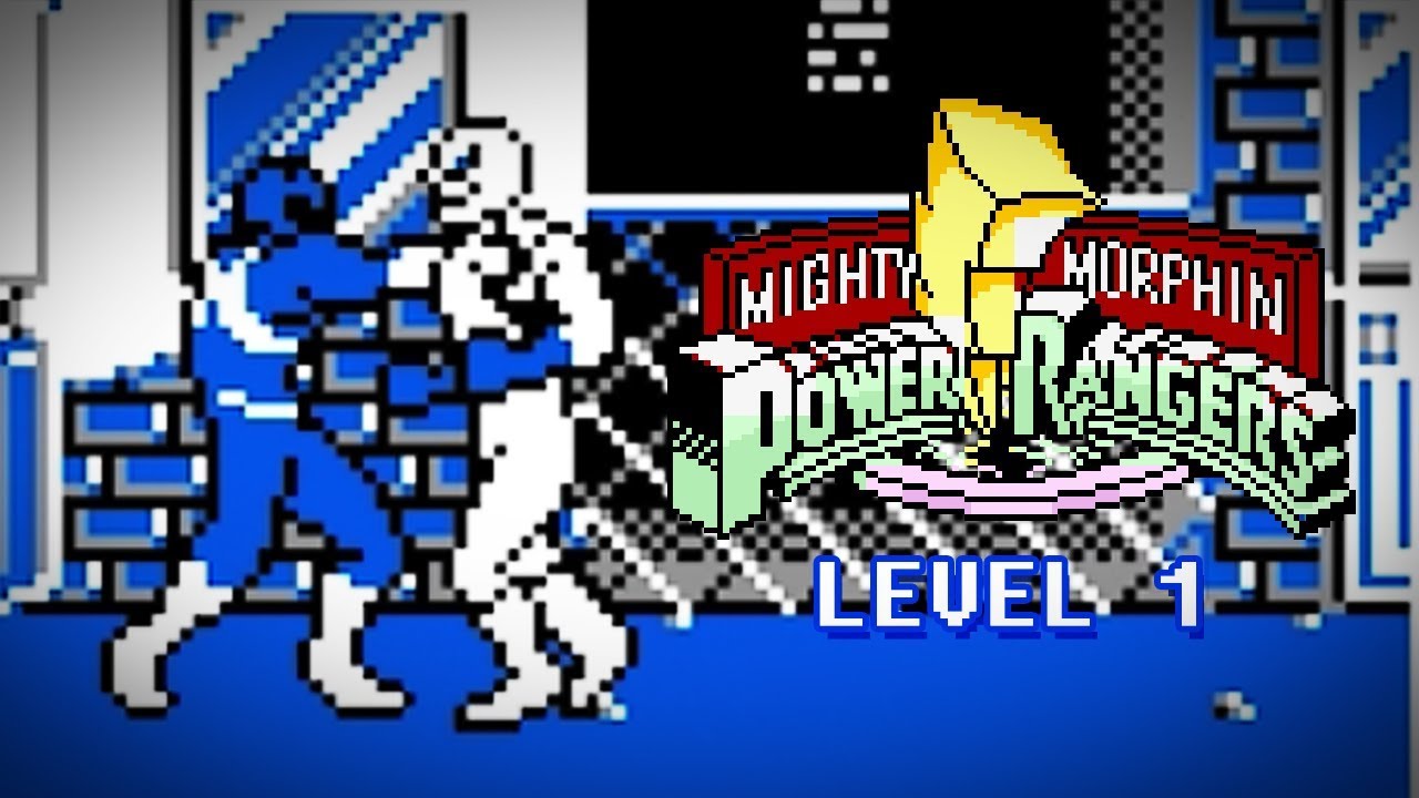Mighty Morphin Power Rangers (Game Boy) - Level 1 Gameplay - Megazord ...