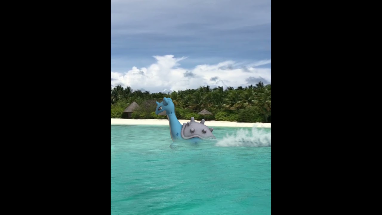 Lapras Pokemon Sailing in the ocean in real life #pokemon #lapras # ...