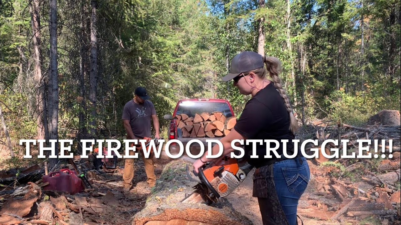 Toughest Firewood Yet! Family & Firewood! - YouTube