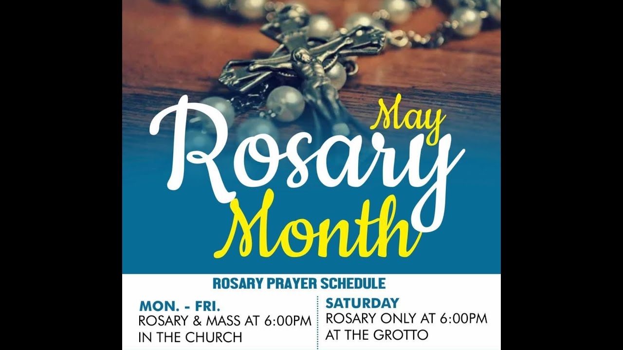ROSARY MONTH (MAY): PRAYING THE ROSARY DAY 18 - YouTube
