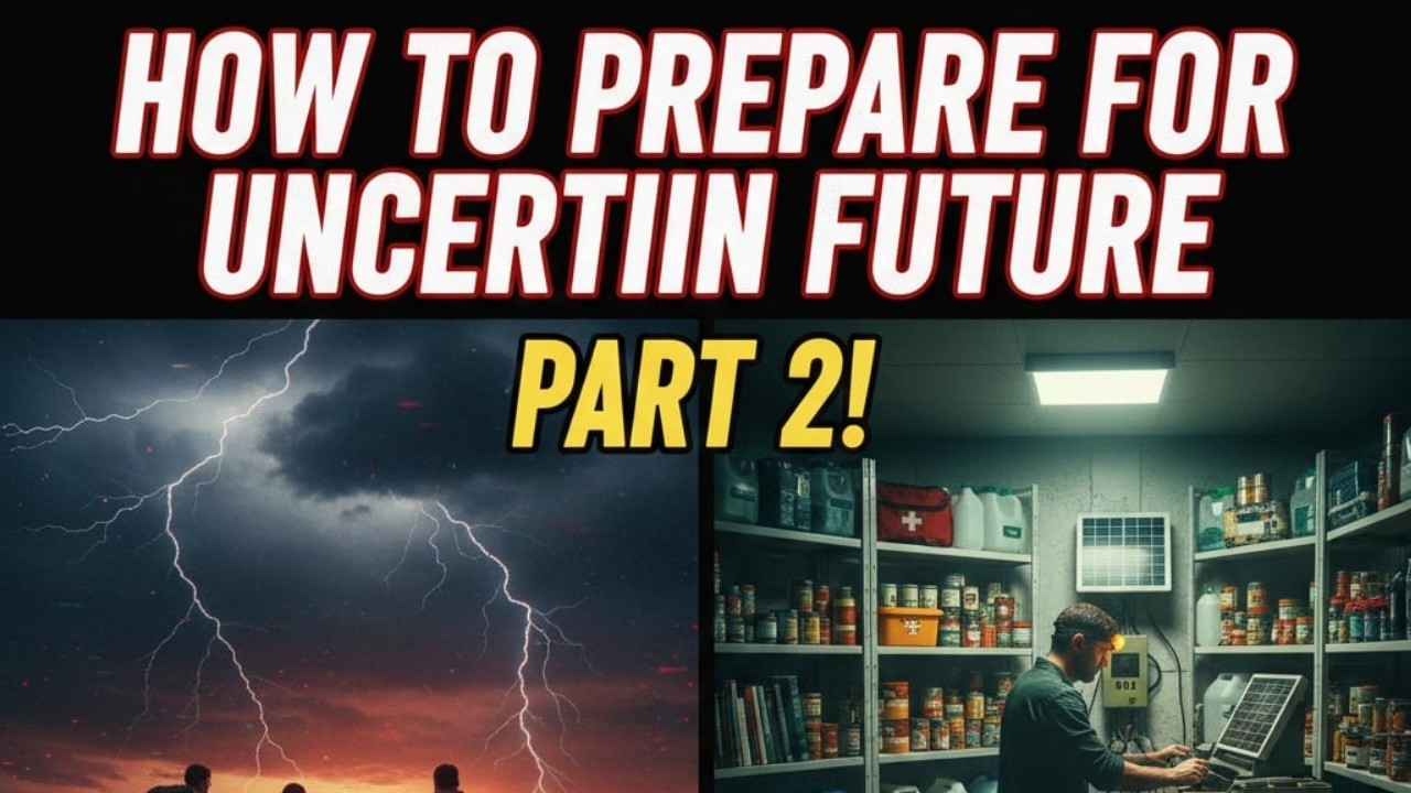How To Prepare For An Uncertain Future Part 2! - YouTube