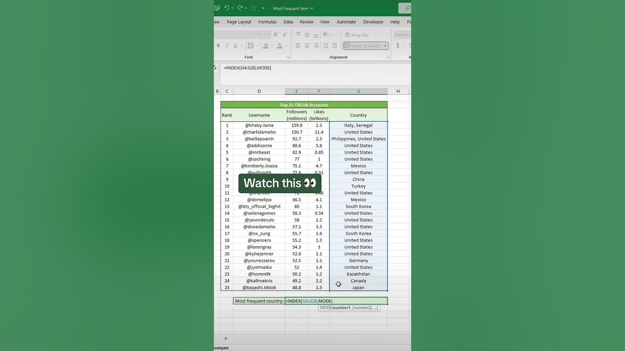 Learn Excel Tips & Tricks - YouTube