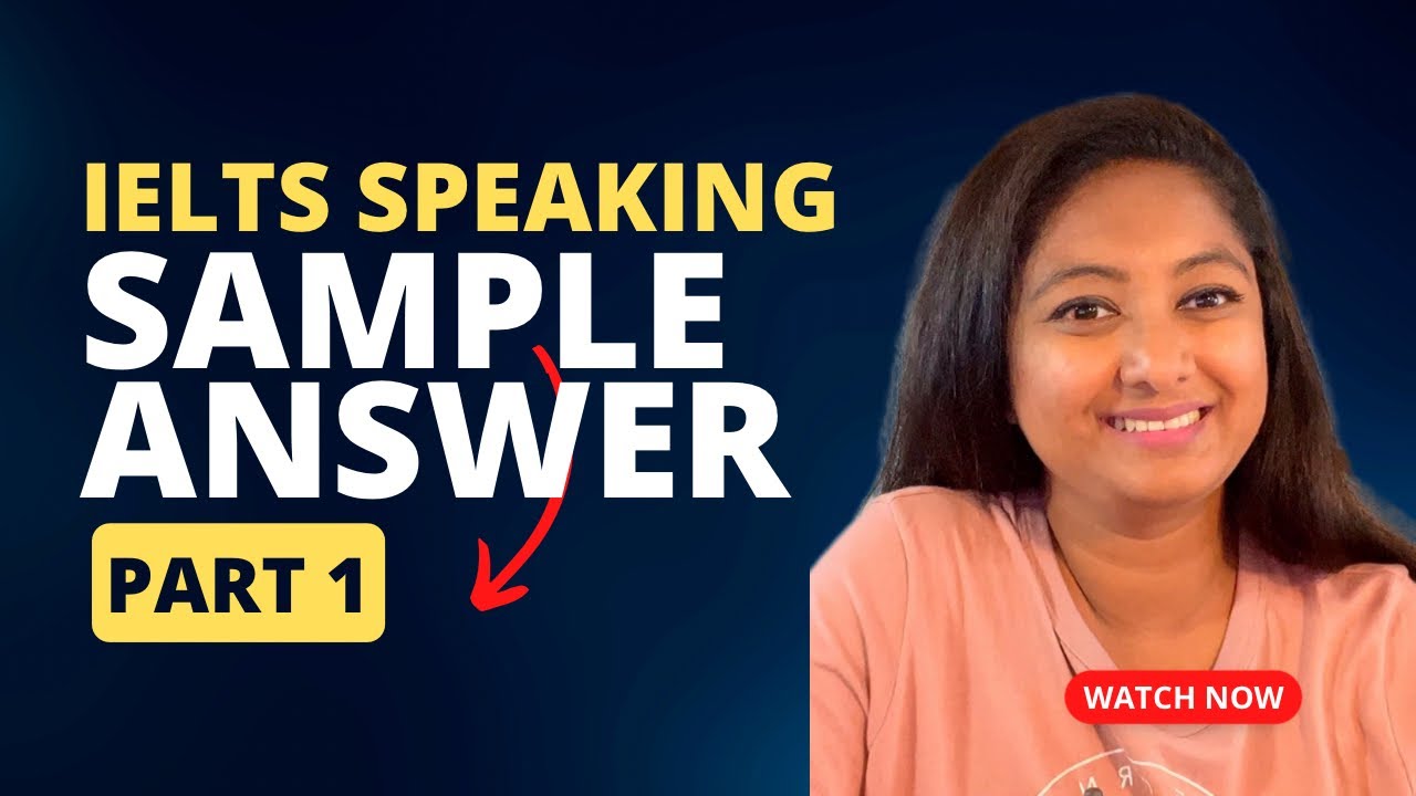 IELTS speaking practice with sample answers. - YouTube