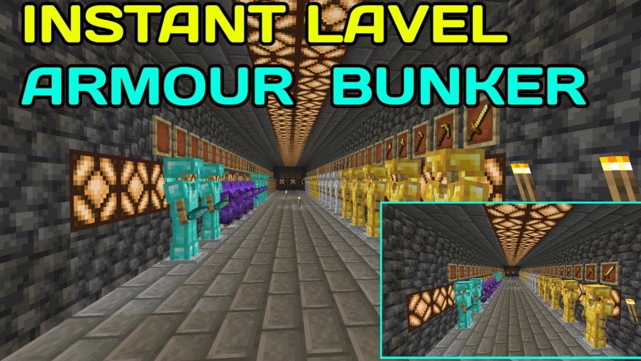 I build secret armour bunker IN minecraft (HINDI) - YouTube