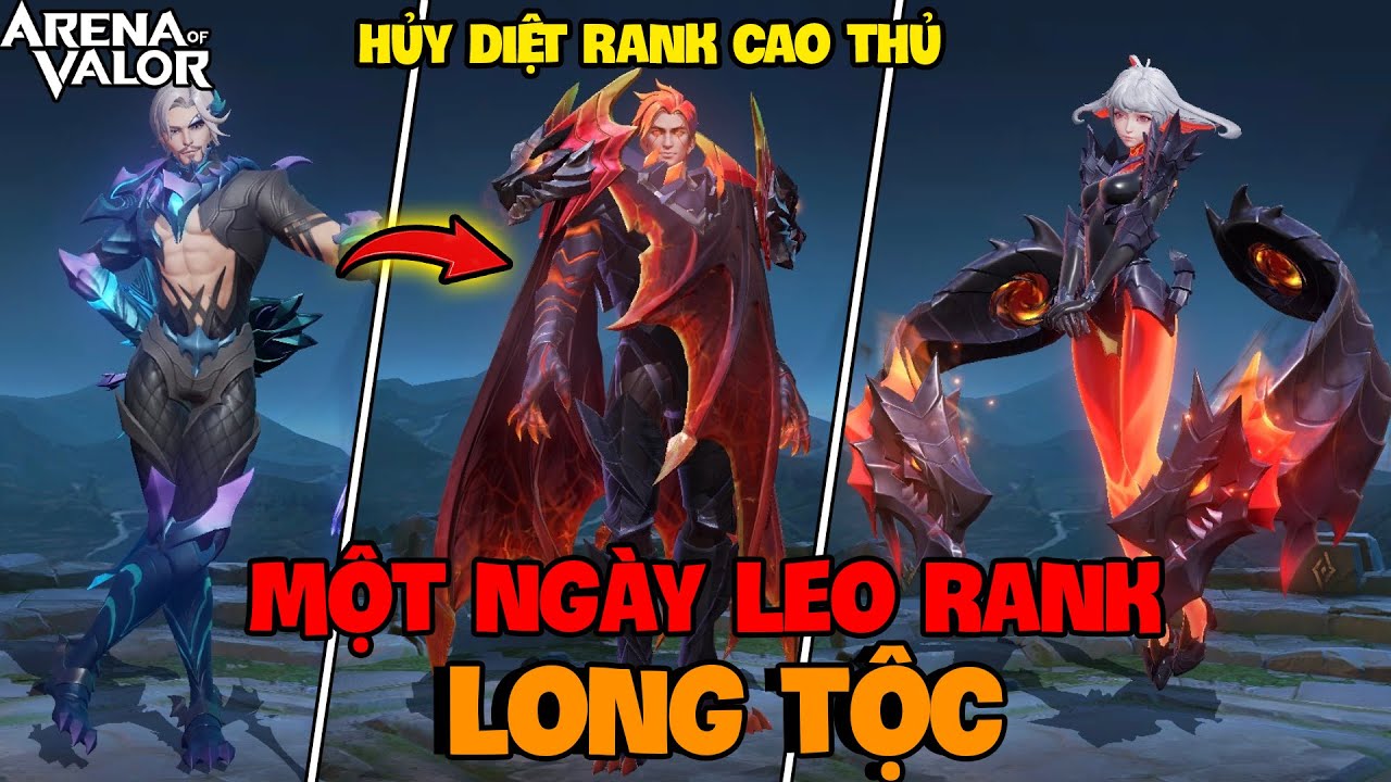VUX MỘT NGÀY LEO RANK VỚI BIỆT ĐỘI LONG TỘC COMBO HỦY DIỆT LIÊN QUÂN ...