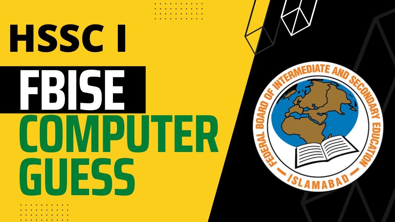 Computer First year Federal Board Guess paper |Most imp Questions ...