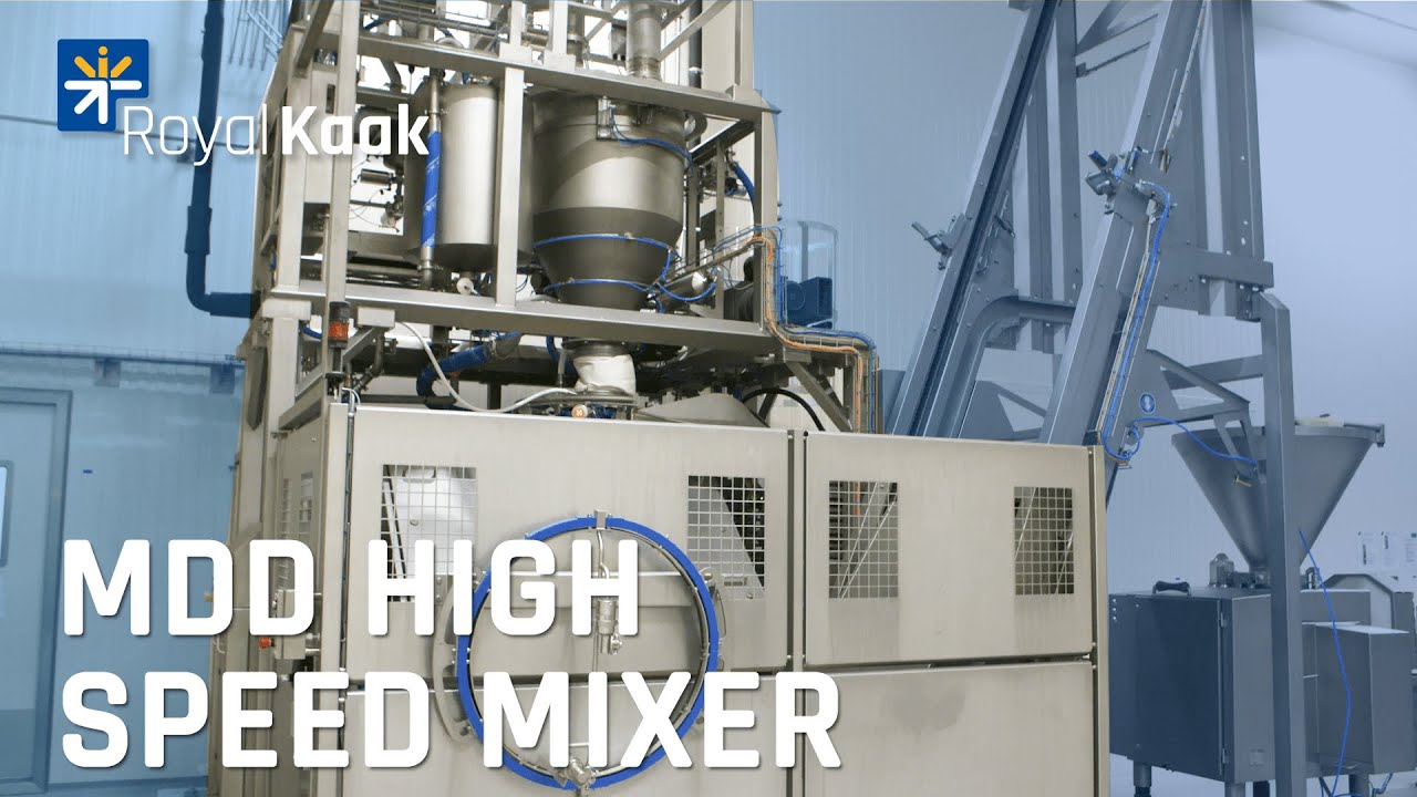 MDD High Speed Mixer | Royal Kaak - YouTube