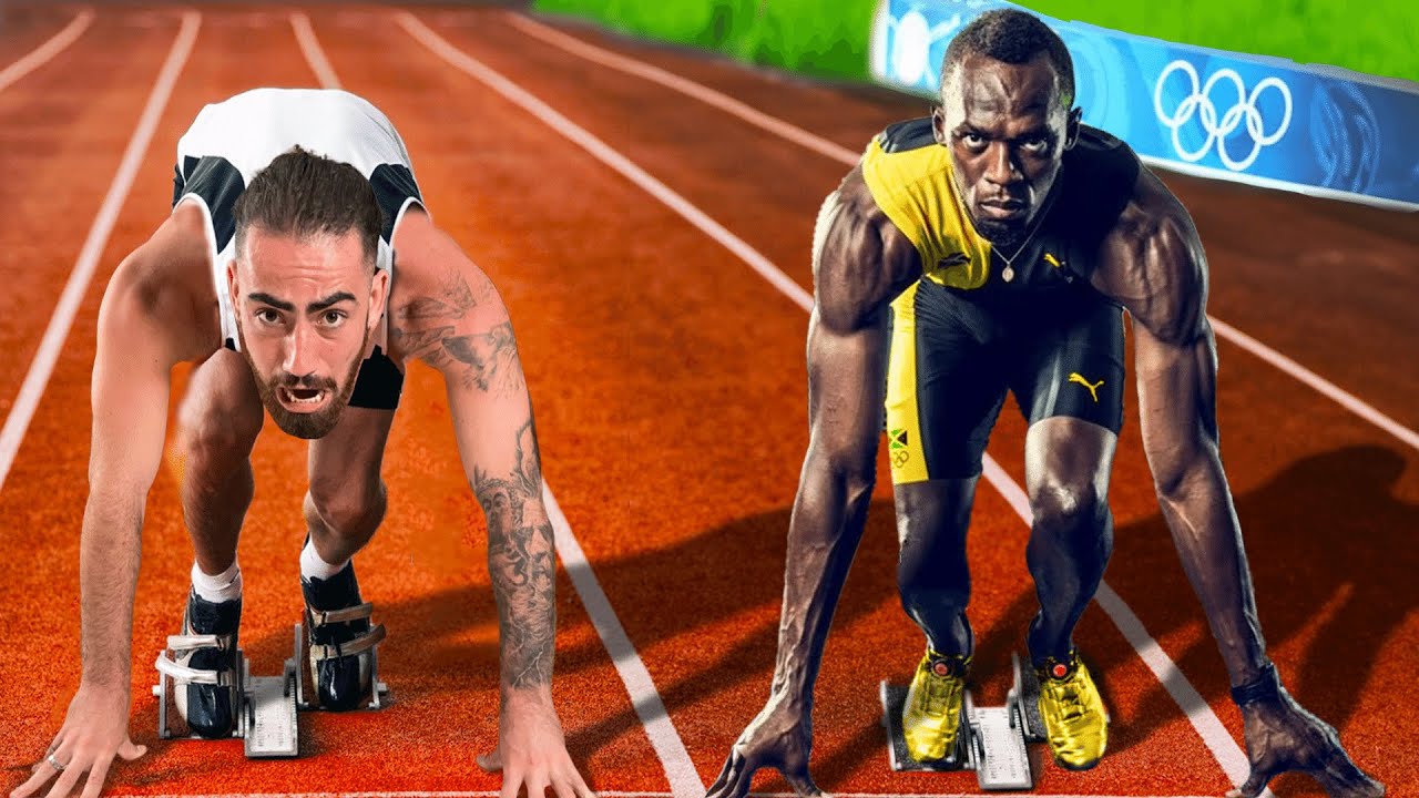 I Raced An Olympic Sprinter... - YouTube