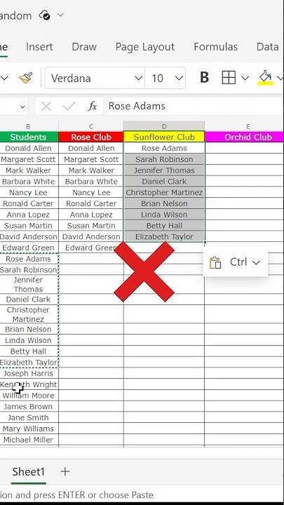 How to Create Random Teams in Excel (with Formula) #shorts #excel - YouTube