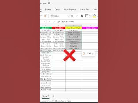 How to Create Random Teams in Excel (with Formula) #shorts #excel - YouTube