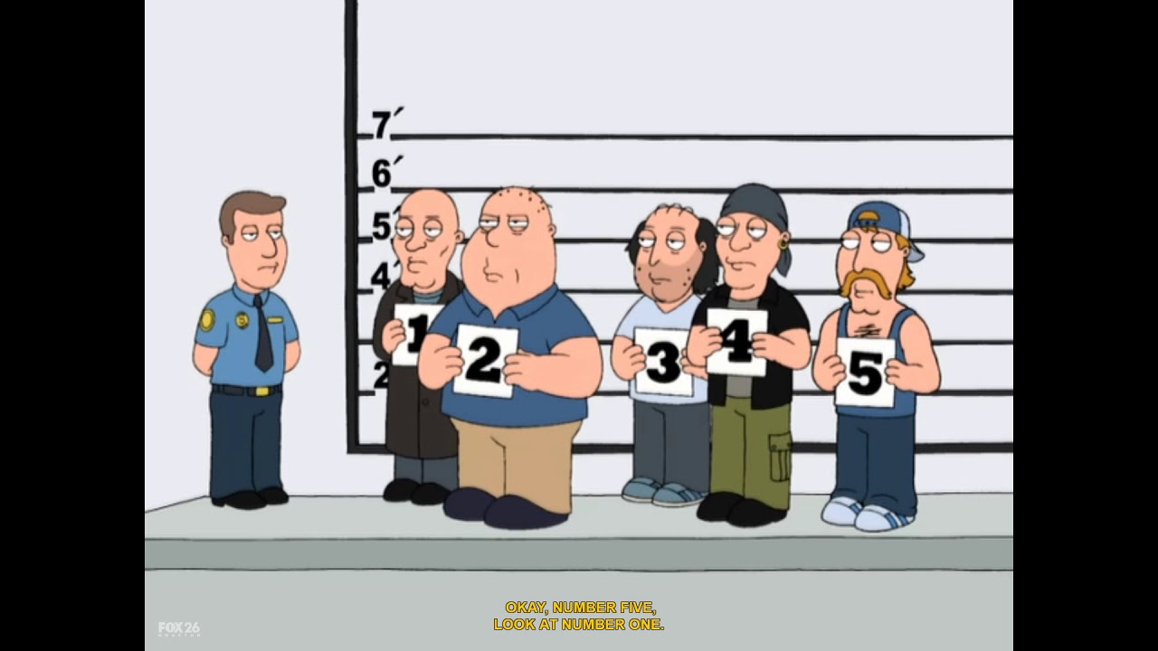 Family guy - Peter's line up selection - YouTube