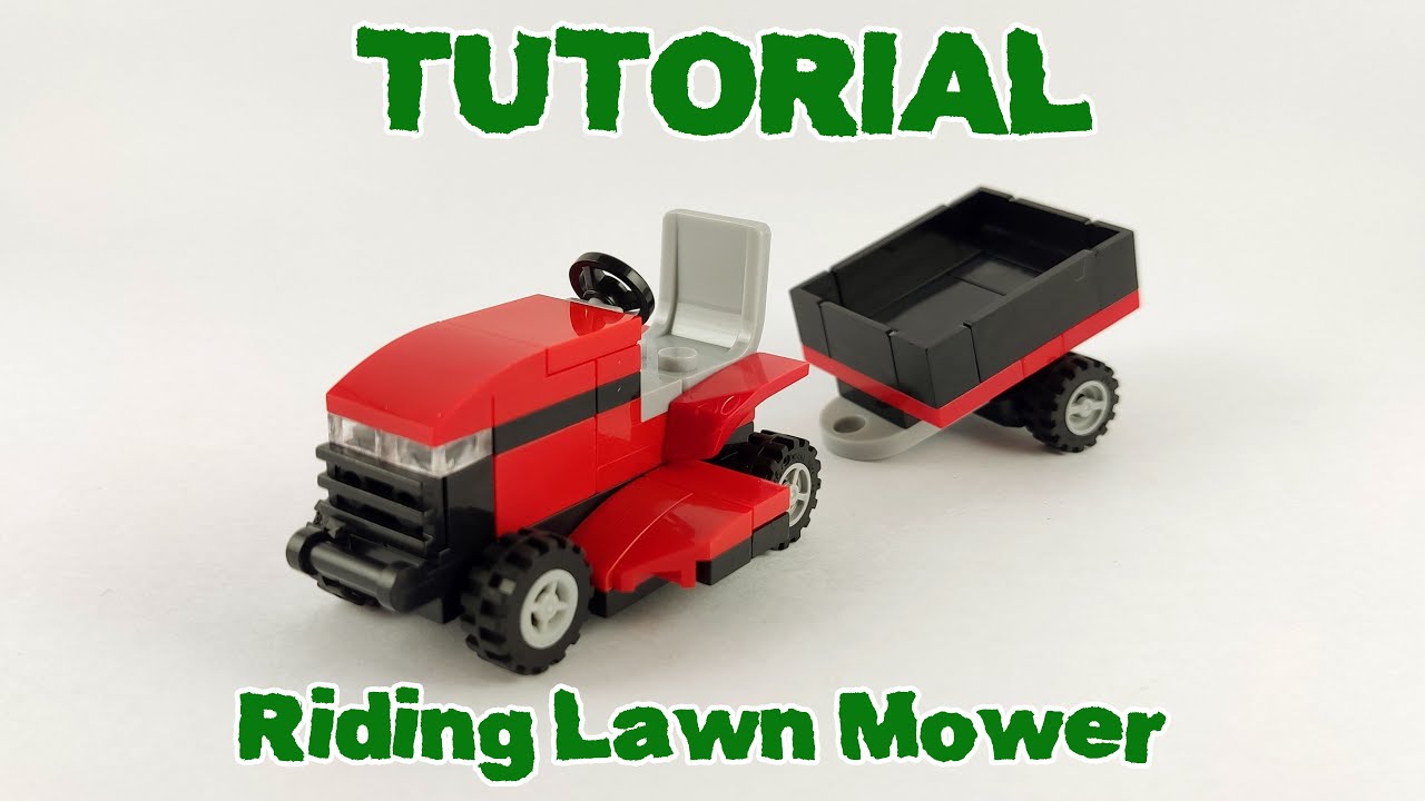 Build a Lawn Mower Tractor with Classic LEGO! 🌿🚜 Full MOC Tutorial ...