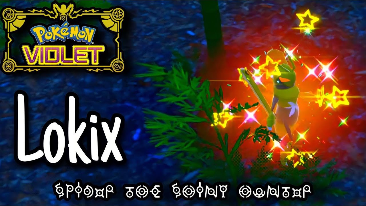 Pokemon Violet~ Shiny Lokix (Full Odds) - YouTube