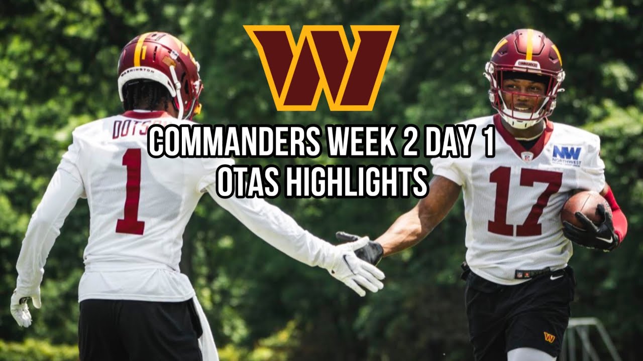 Washington Commanders Week 2 Day 1 OTAs Highlights and Analysis: Jayden ...
