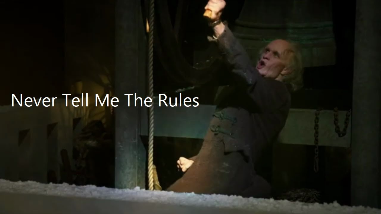 Doctor Who | Never Tell Me The Rules - YouTube